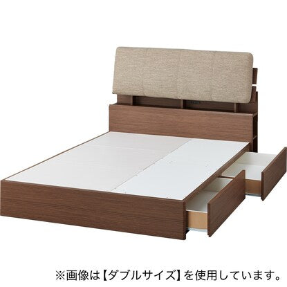 ニトリ(NITORI) Queen bed frame (CS-001MBR/BE DR) - ミルム 家具・インテリア
